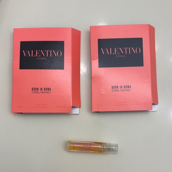 Valentino | Other | New Set Of 3 Valentino Travel Samples Mini 2 Ml ...